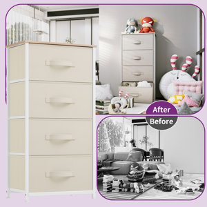 Rebrilliant Callida 4 Drawer 17.7" W Chest & Reviews | Wayfair