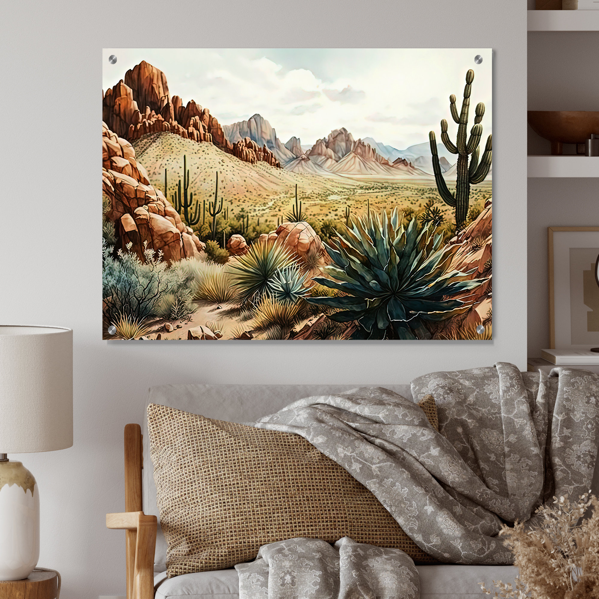 Loon Peak Arizona Desert IV - Western Acrylic Wall Art Modern - Wayfair ...