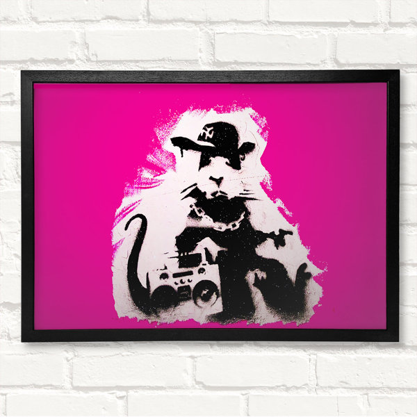 Latitude Run Pimp Rat - Closed Corner Frame Print on Wood | Wayfair.co.uk