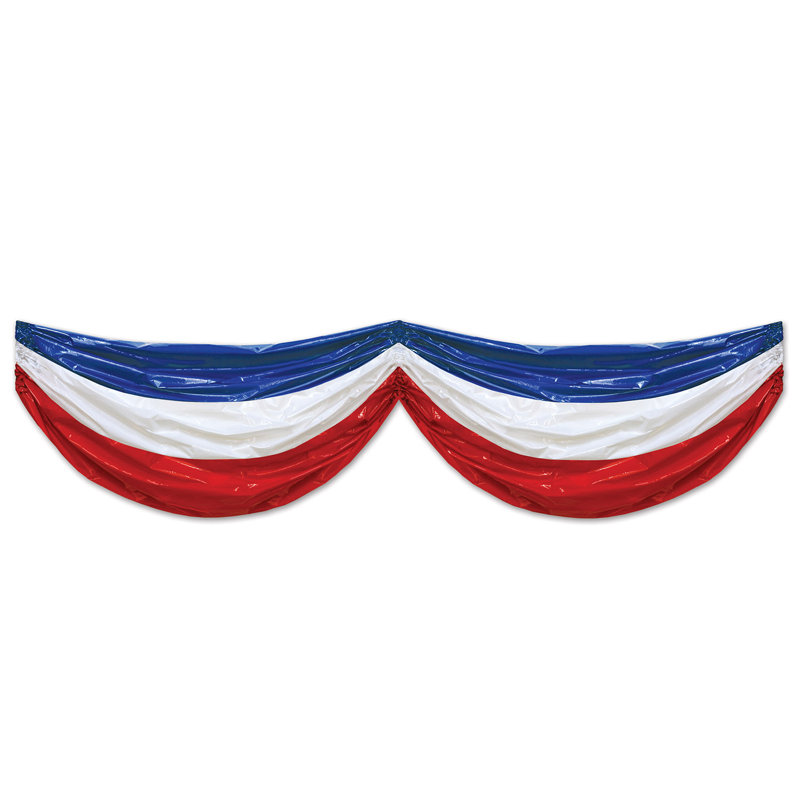 House of Hampton® Patriotic Plastic Bunting | Wayfair