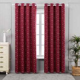 Red Curtains & Drapes You'll Love | Wayfair.co.uk