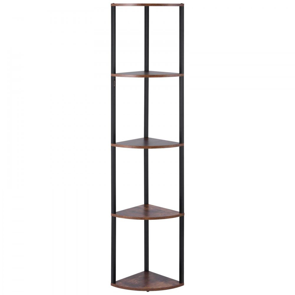 Wrought Studio™ 5 Tier Corner Shelf Tall Corner Stand with LED Light ...