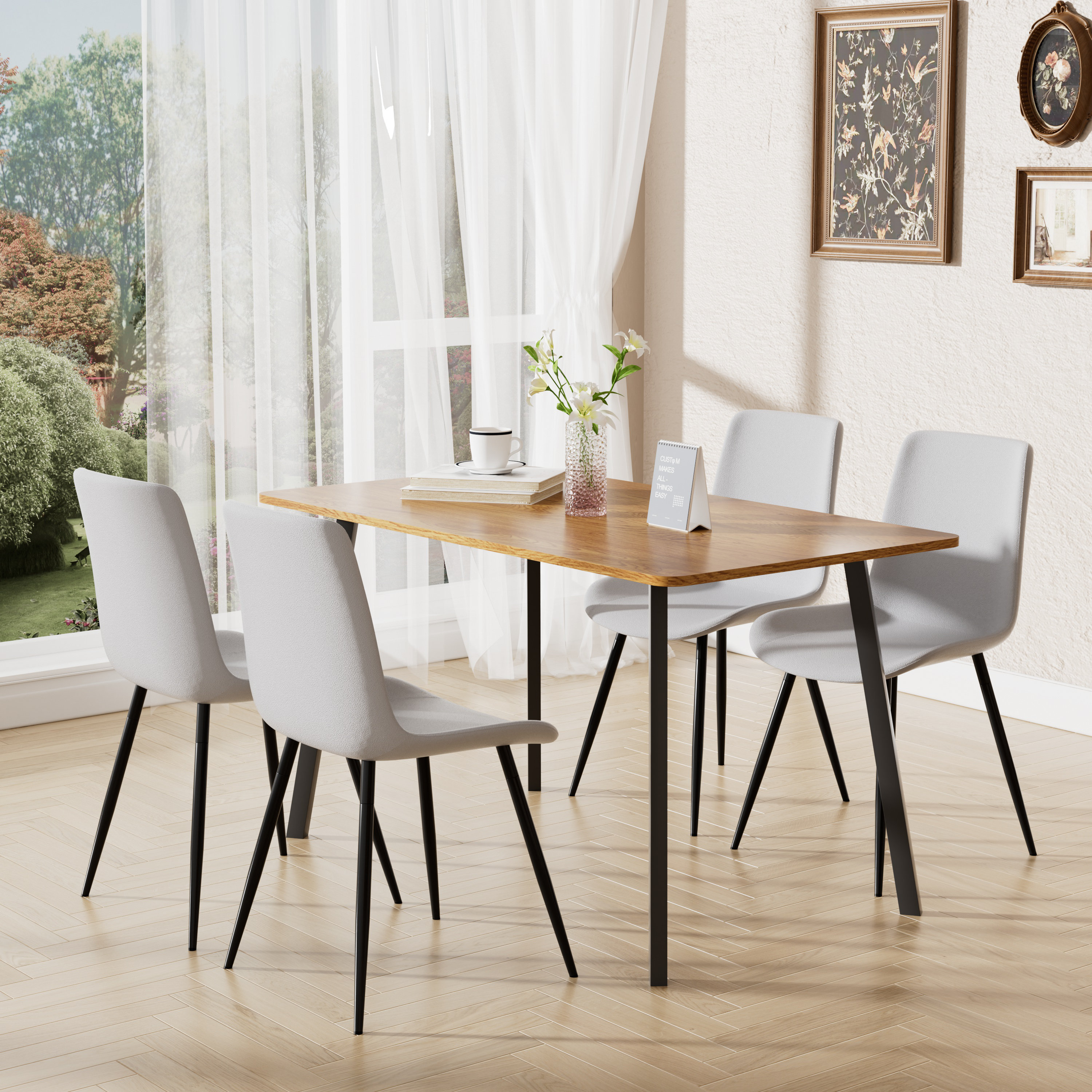 17 Stories Dining Table Set | Wayfair