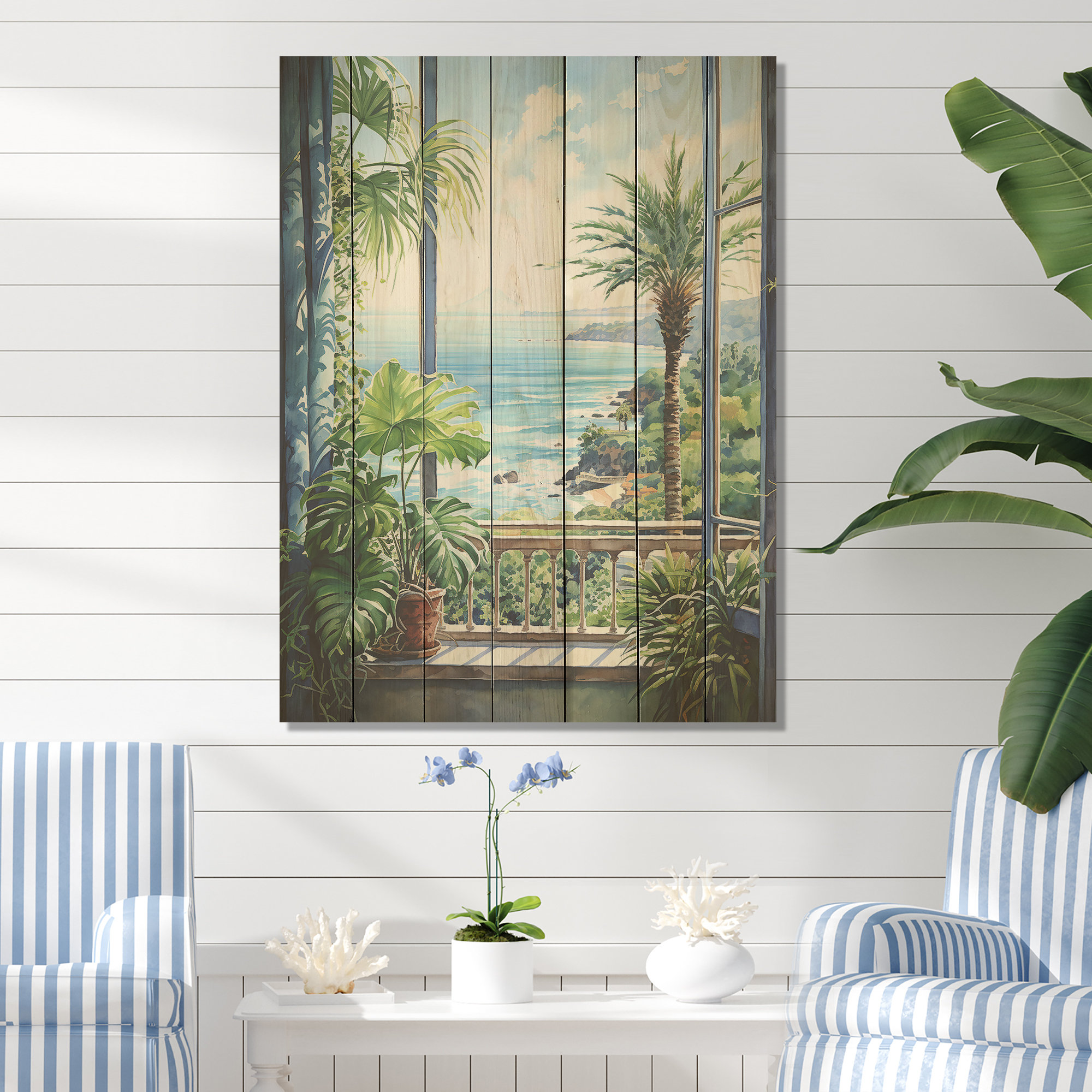 Bay Isle Home™ Tropical Windows To The Beach II - Coastal Windows On ...