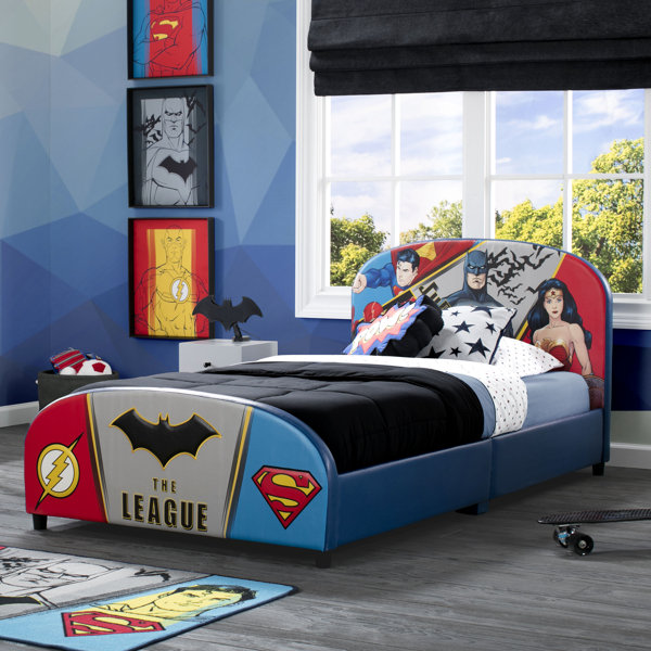Delta Children DC Comics Justice League Twin Platform Bed & Reviews ...