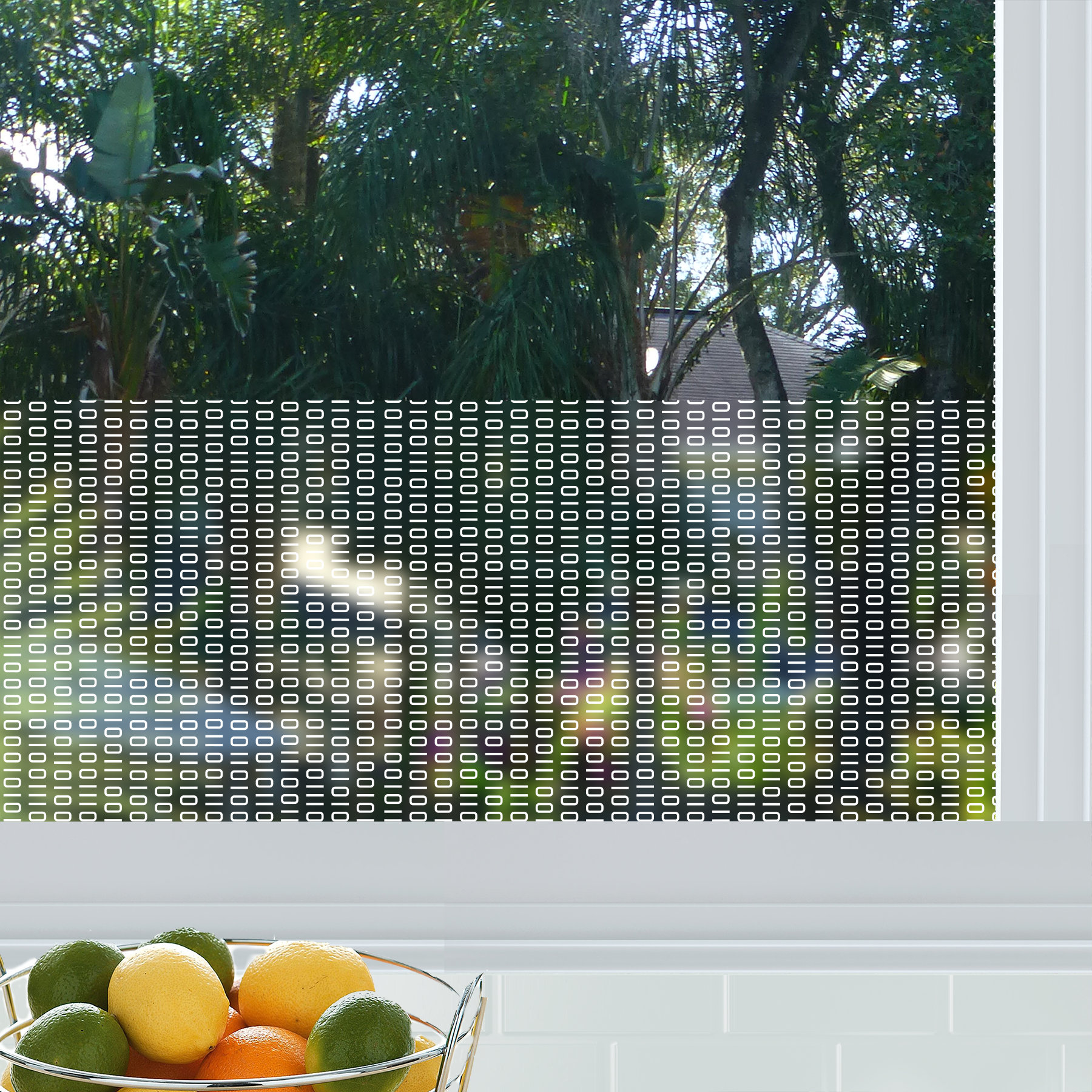 Stick Pretty Bits and Bytes Sheer Window Film | Wayfair