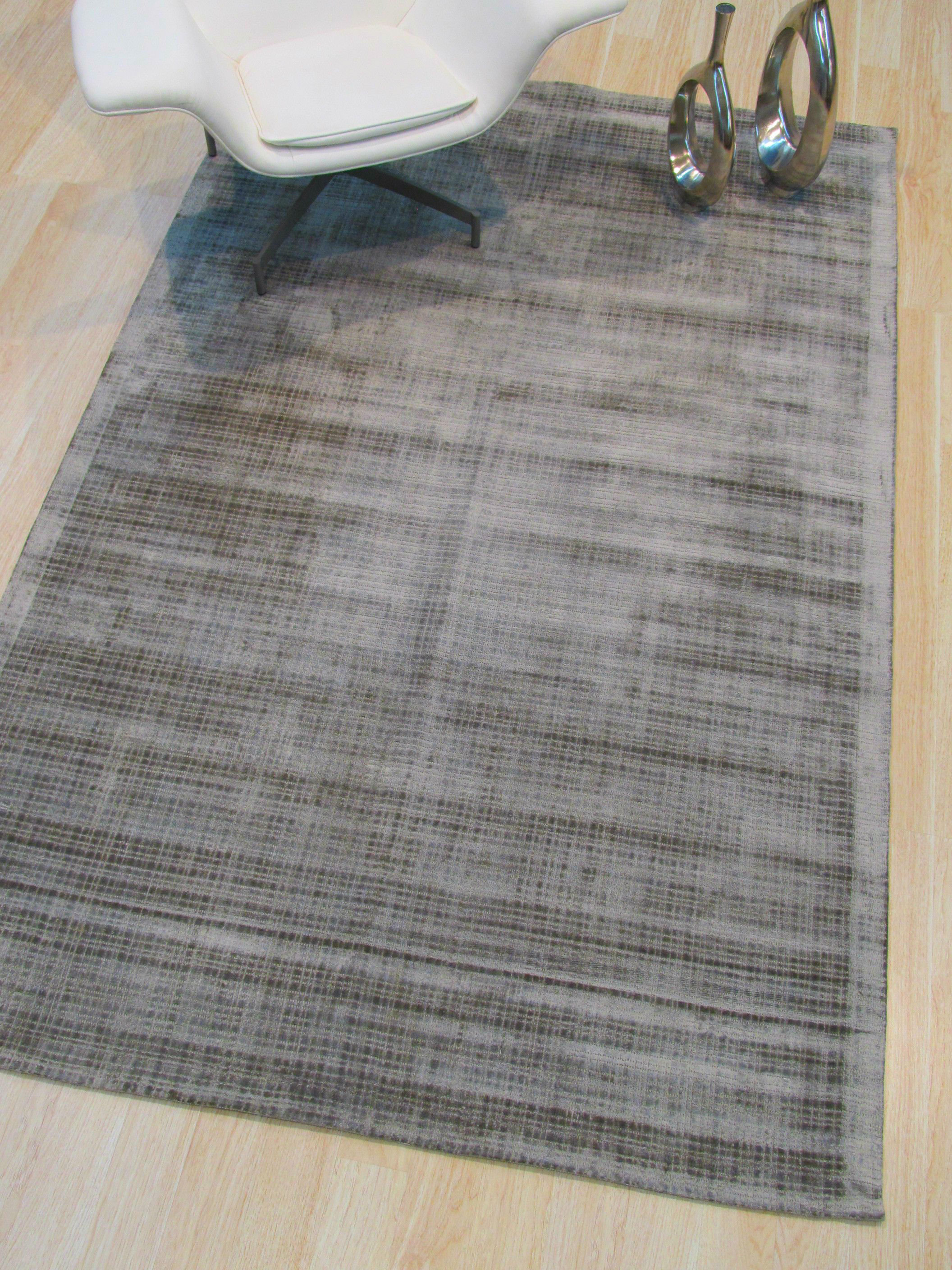 17 Stories Sloane Maya Silver Handmade Rug | Wayfair