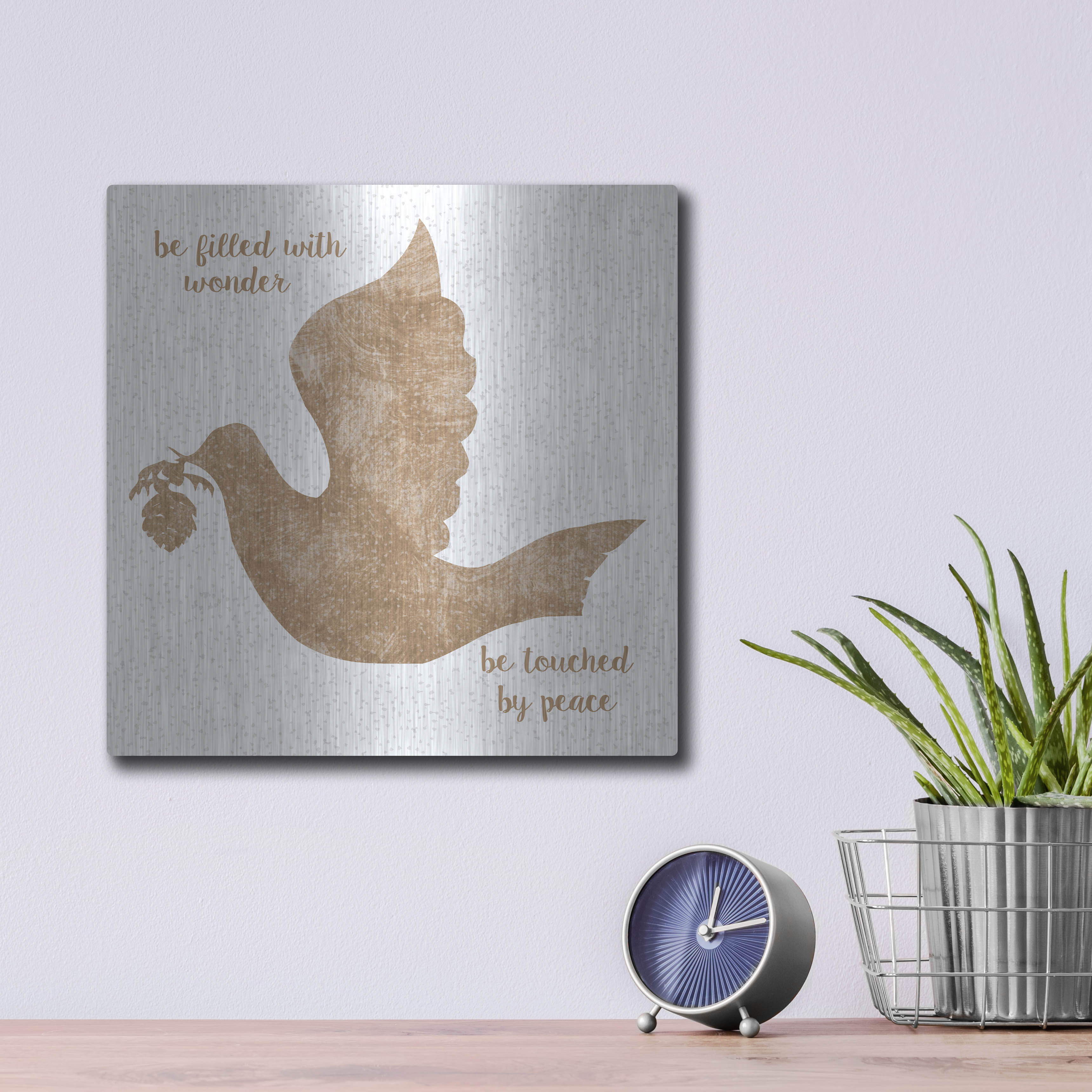 Winston Porter 'Natural Dove F' by Erin Clark Metal Wall Art | Wayfair