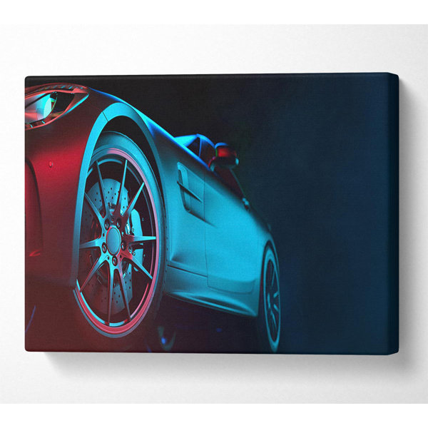 17 Stories Sports Car Stance - Wrapped Canvas Graphic Art | Wayfair.co.uk