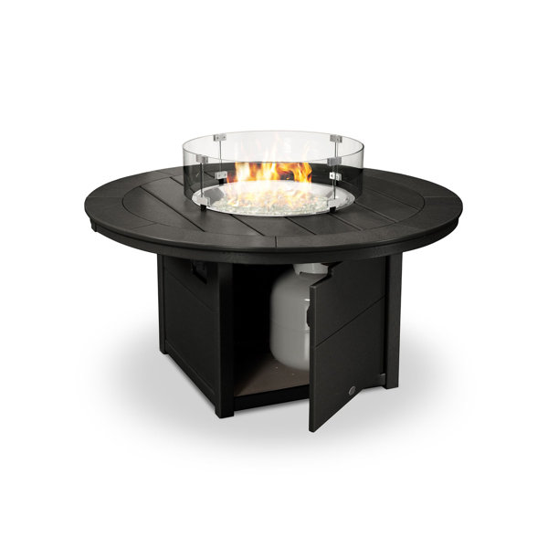 POLYWOOD® Round 48" Fire Pit Table & Reviews | Wayfair