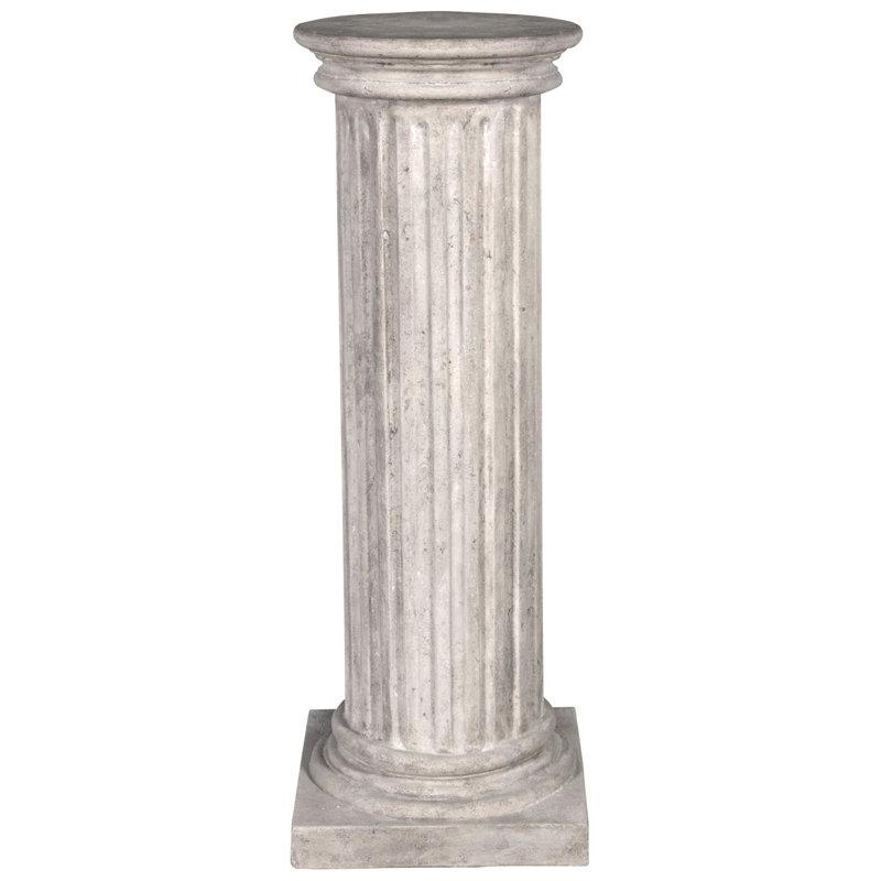 Design Toscano Classical Greek Fluted Pedestal & Reviews | Wayfair