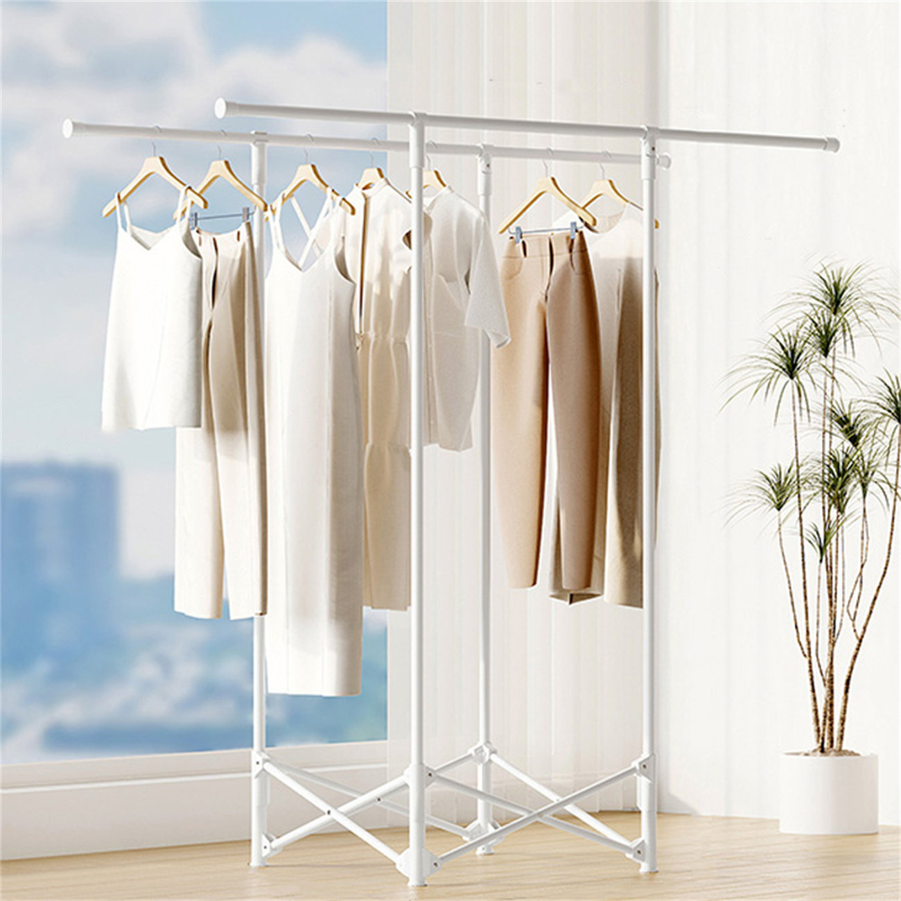 Thrones Designs Easyfold Bedroom And Balcony Clothes Rack - Wayfair Canada