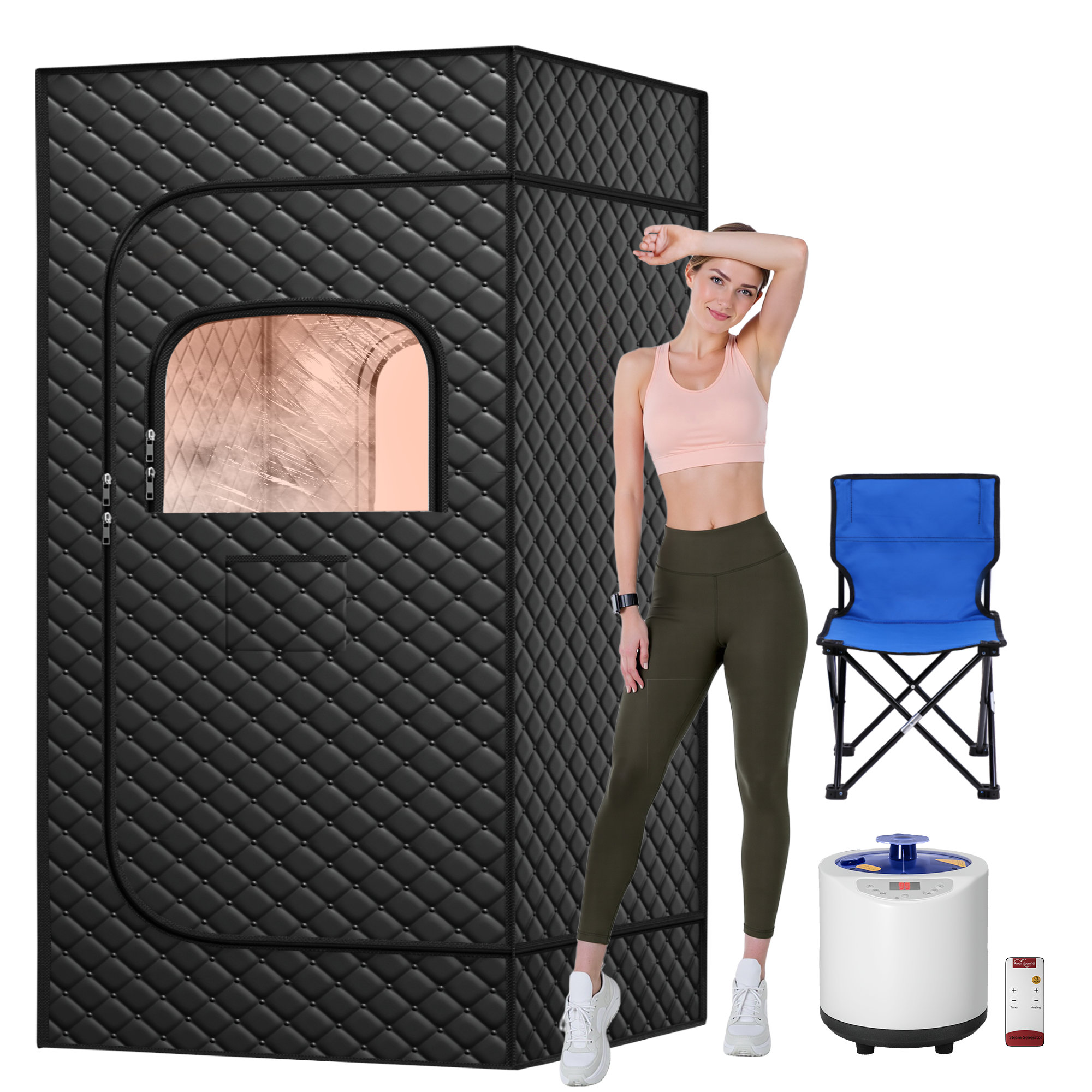 Portable Steamer Aazon.co : SUG Sauna Box, Portable Hoe Sauna With ...
