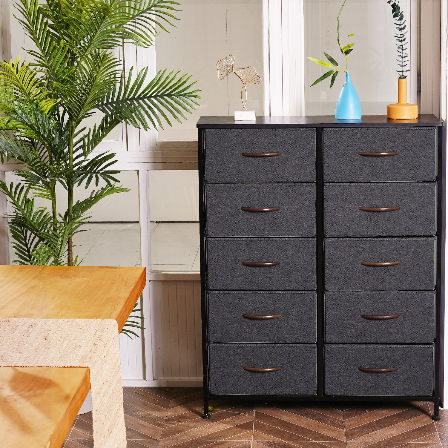 Rebrilliant Melia 10 Drawer Storage Chest & Reviews | Wayfair