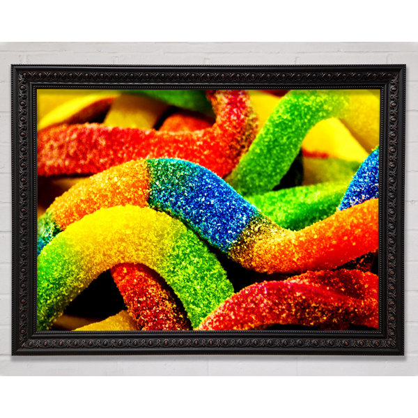 Bright Star Fizzy Snakes - Single Picture Frame Print | Wayfair.co.uk