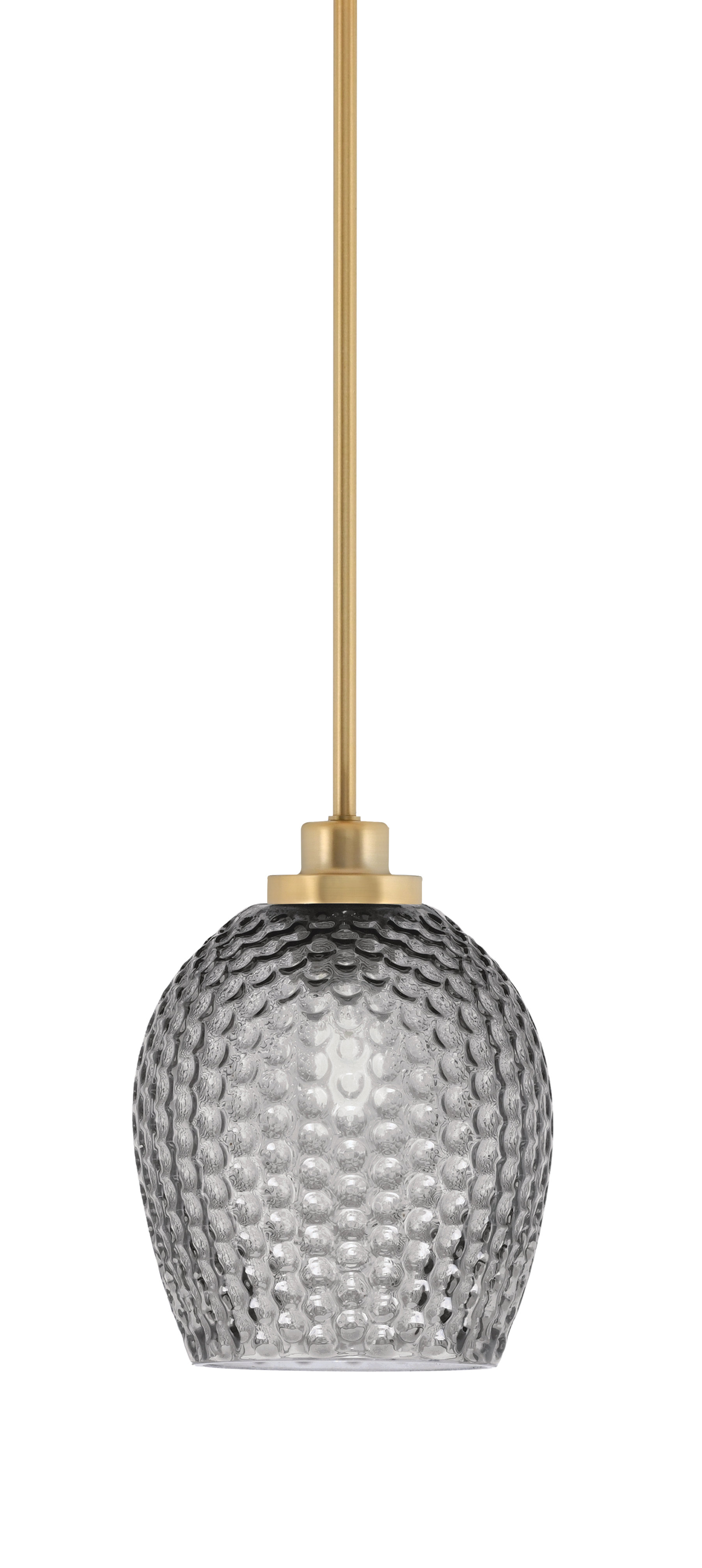 George Oliver Scituate Stem Hung Mini Pendant Shown In New Age Brass, 7 ...