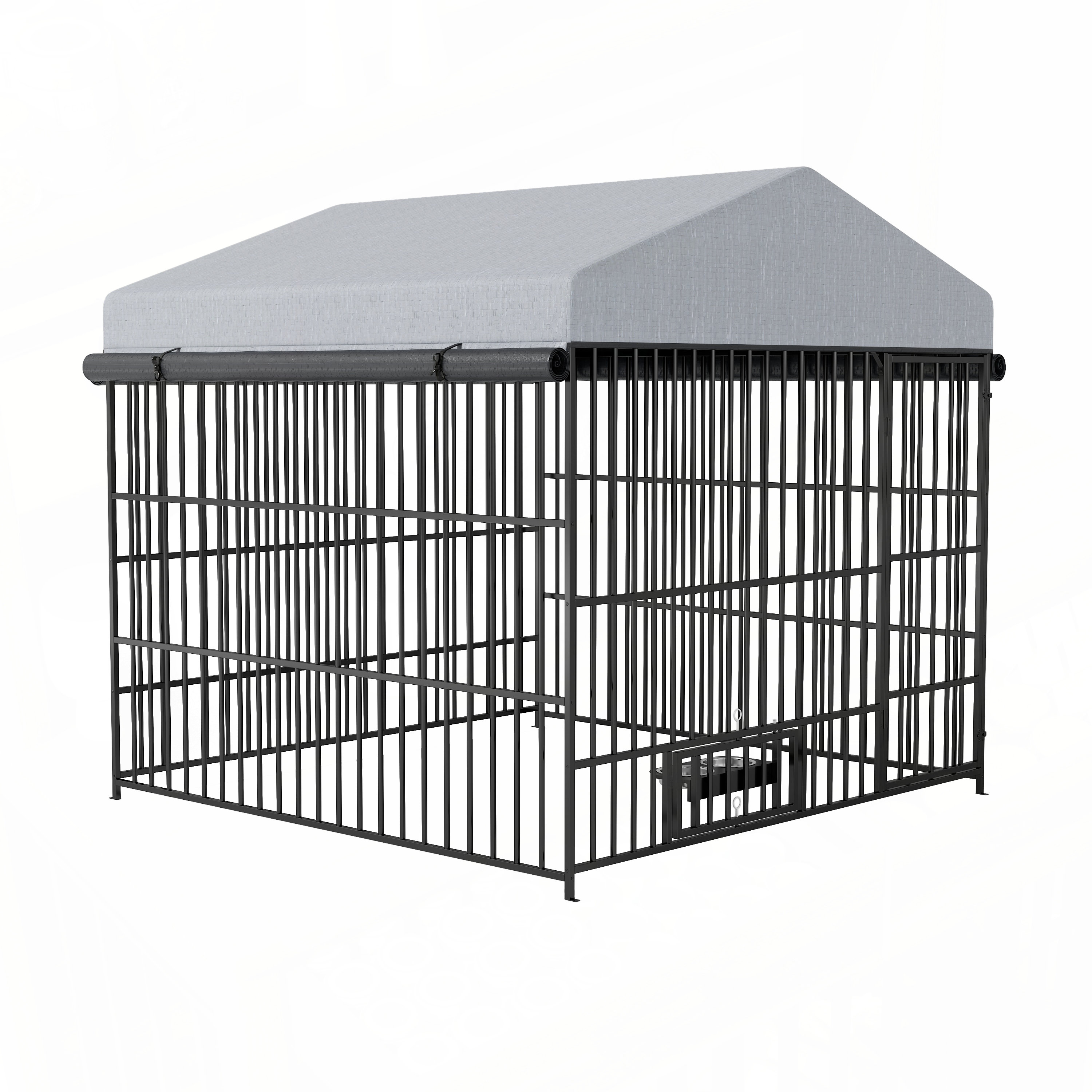 17 Stories Large Dog Kennel Outdoor Pet Pens Dogs Run Enclosure Animal ...