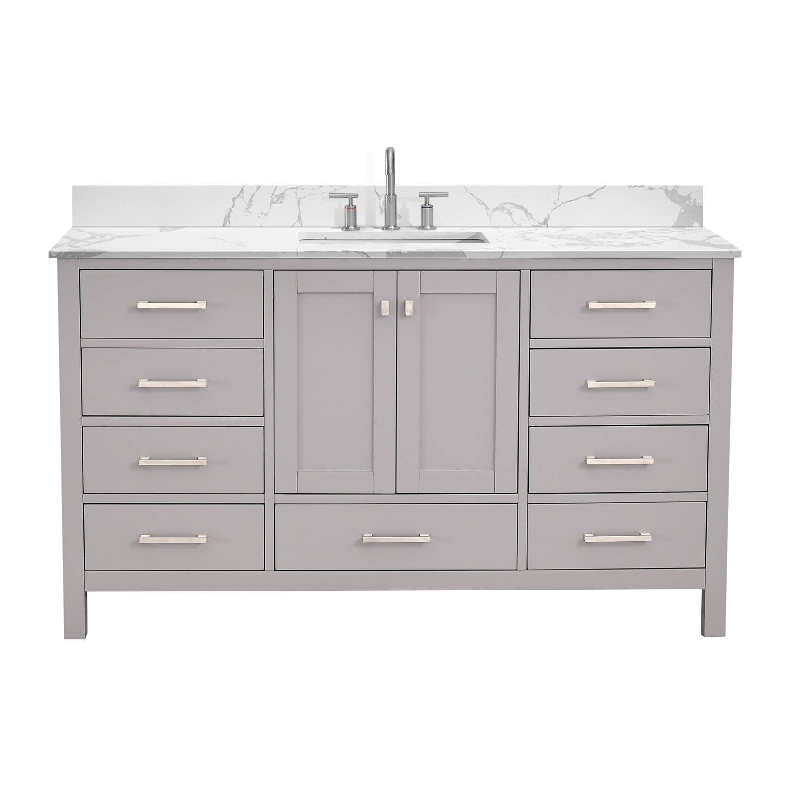 steinstil Angela 60 In. W X 22 In. D Single Sink Bath Vanity With ...