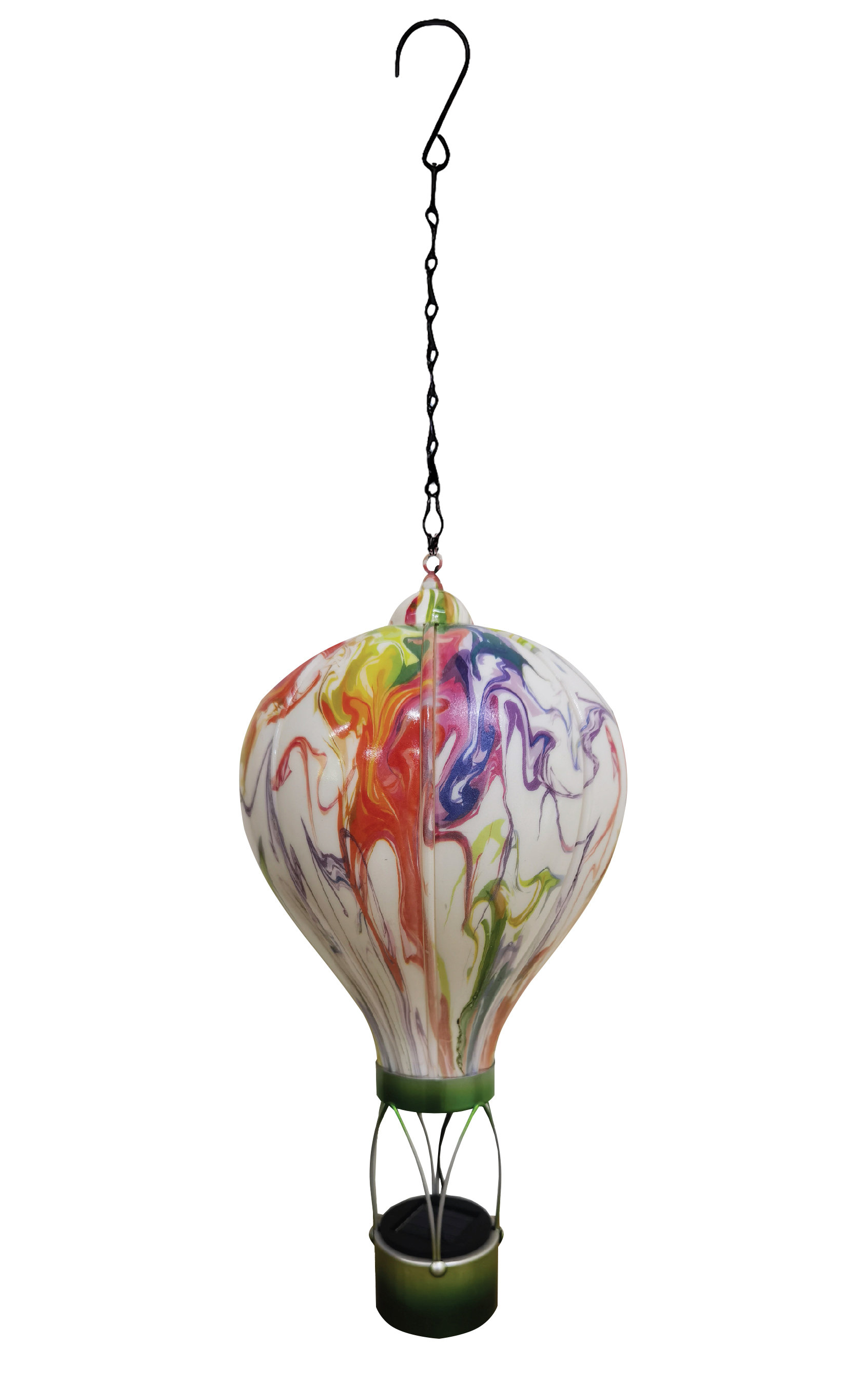 Continental Art Center Solar Hanging Colourful Acrylic Balloon White ...