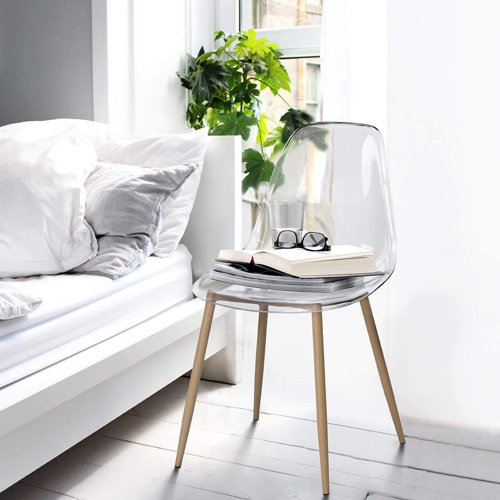 Corrigan Studio® Acrylic Chairs Clear Dining Chairs With Crystal ...