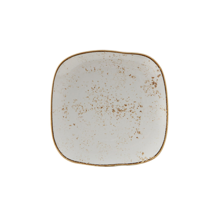 Tuxton Artisan 7.25'' Porcelain China Square Appetizer Plate | Wayfair