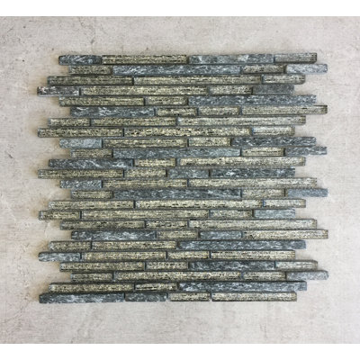 ES Stone Random Sized Linear Mosaic Wall Tile | Wayfair