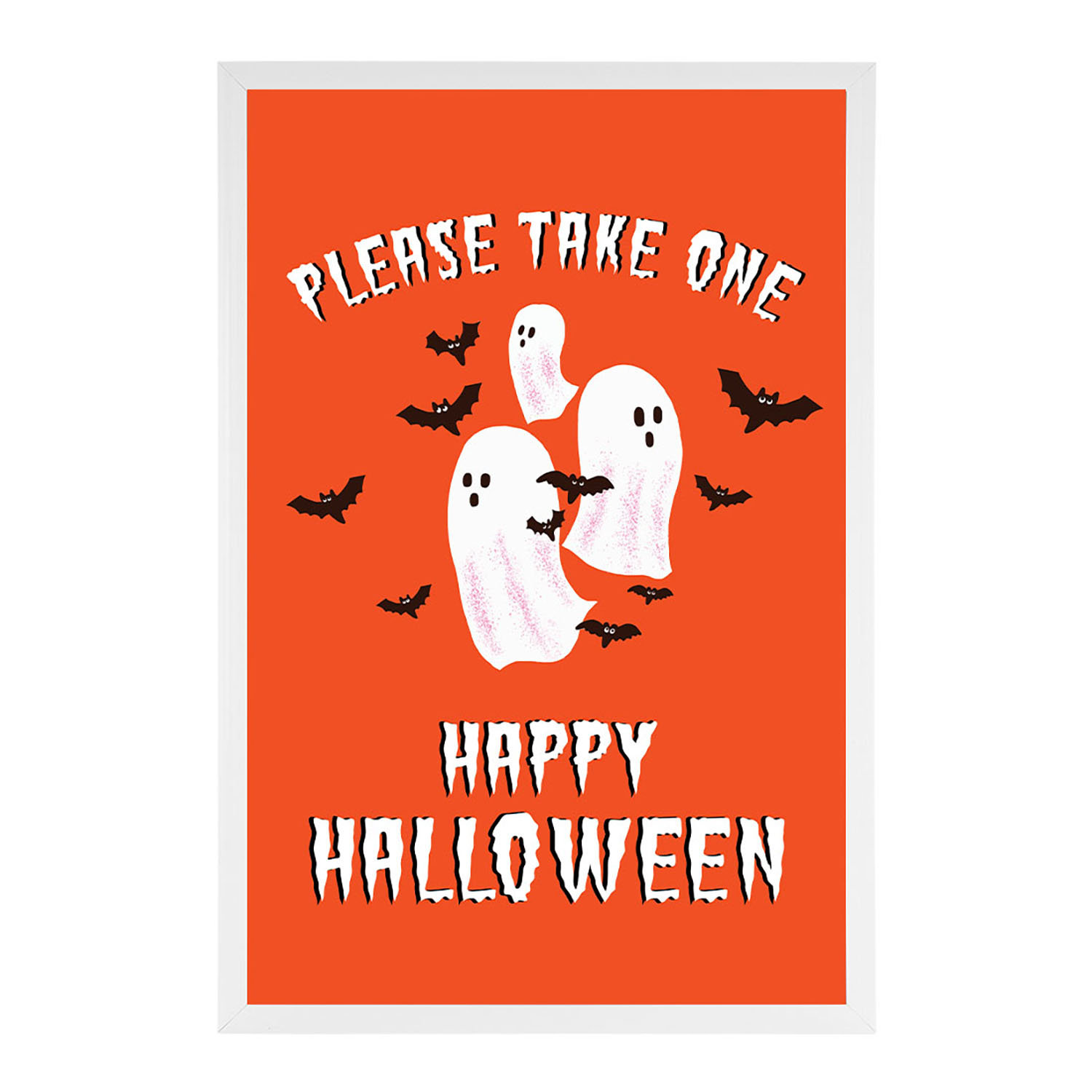 The Holiday Aisle® Happy Halloween Candy Sign Please Take One Sign ...