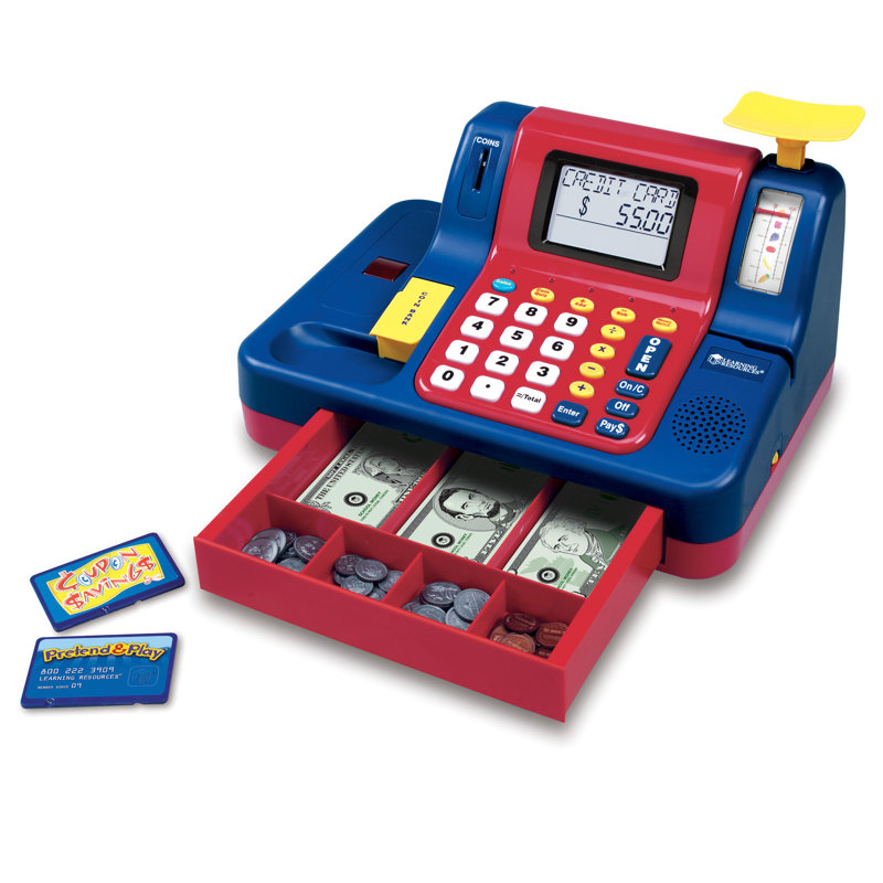 Learning Resources Pretend & Play Teaching Cash Register & Reviews ...