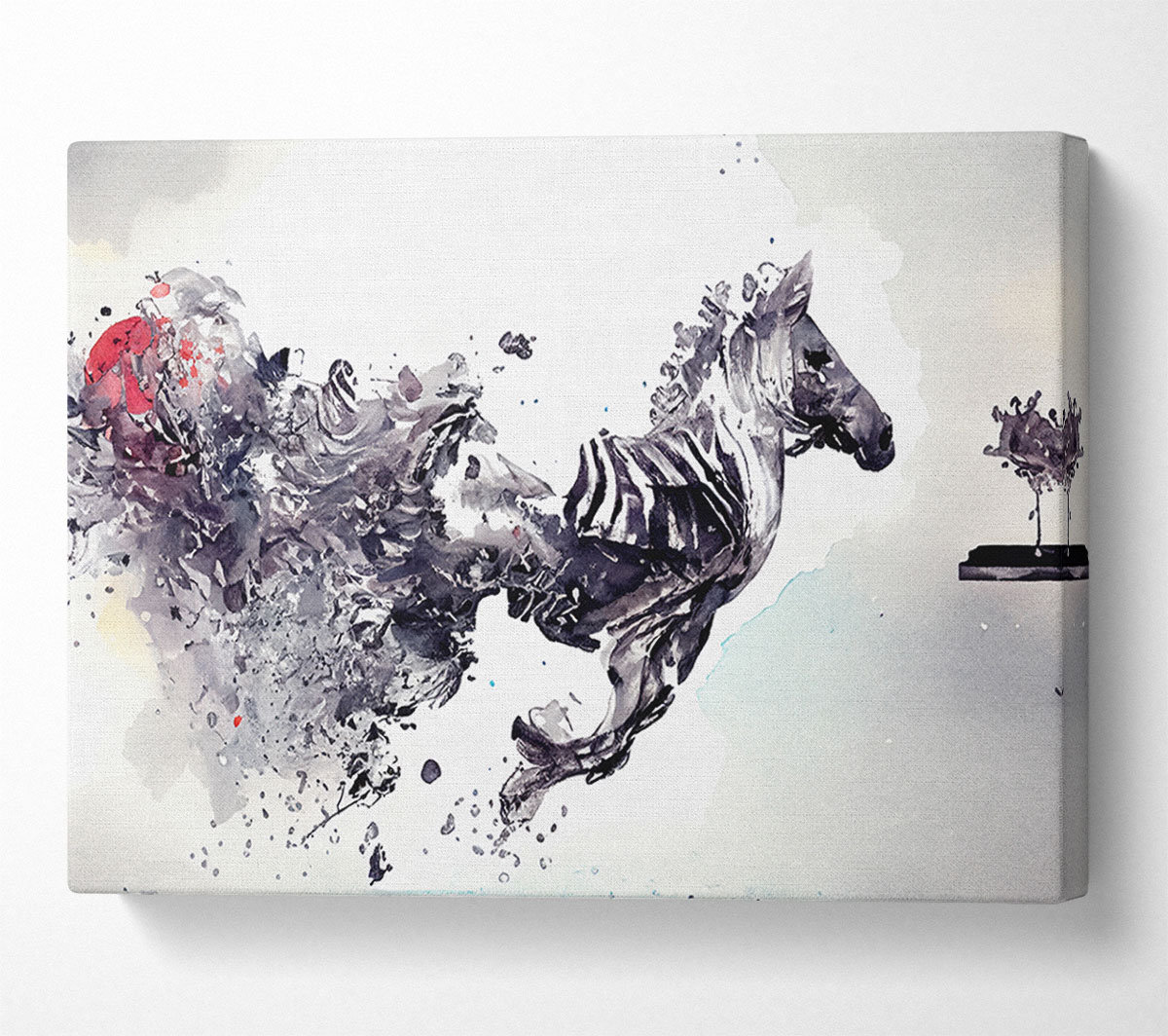 Natur Pur Abstract Zebra - Print | Wayfair.co.uk