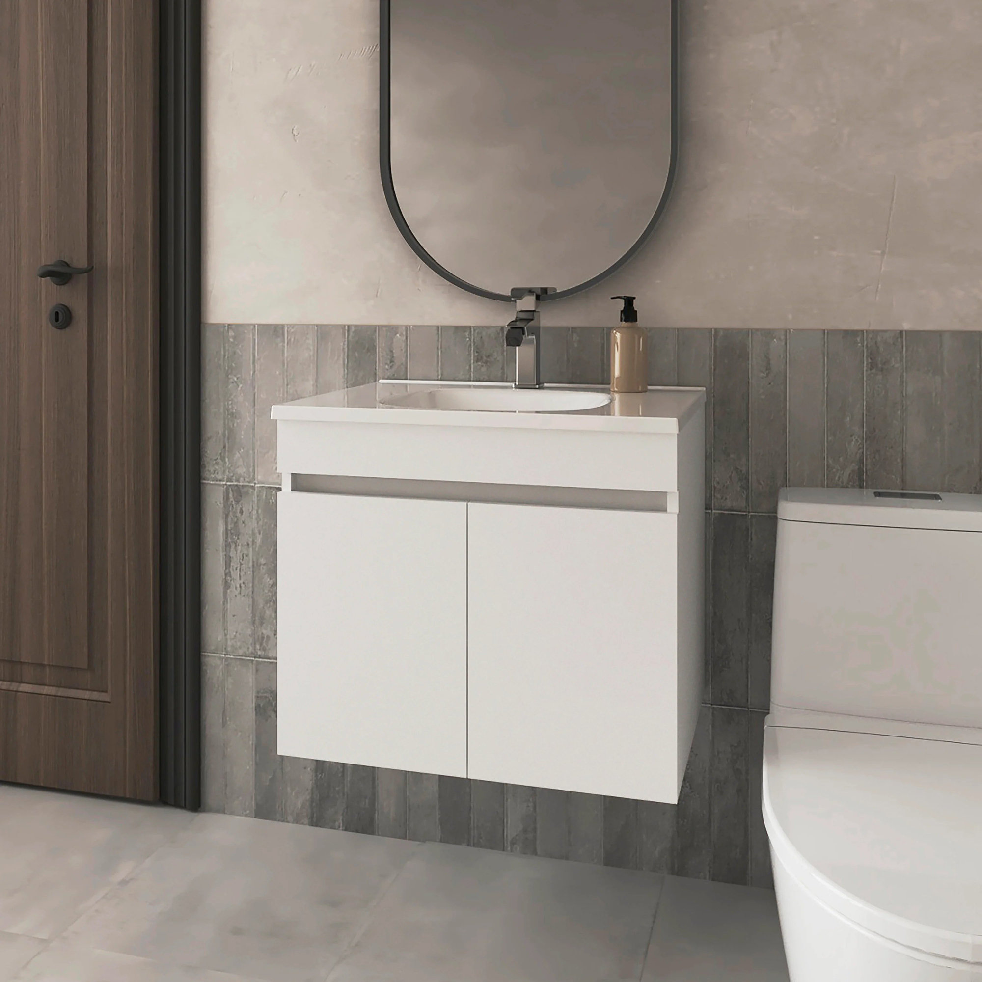 Ebern Designs Vanity with 2 Doors | Wayfair