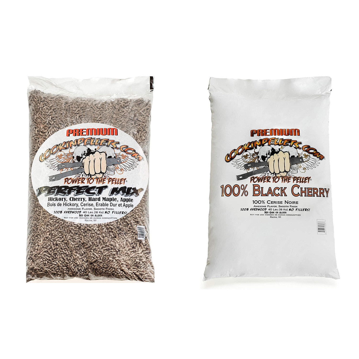 Cookinpellets.com Perfect Mix Wood Pellets and Cherry Wood Pellets ...