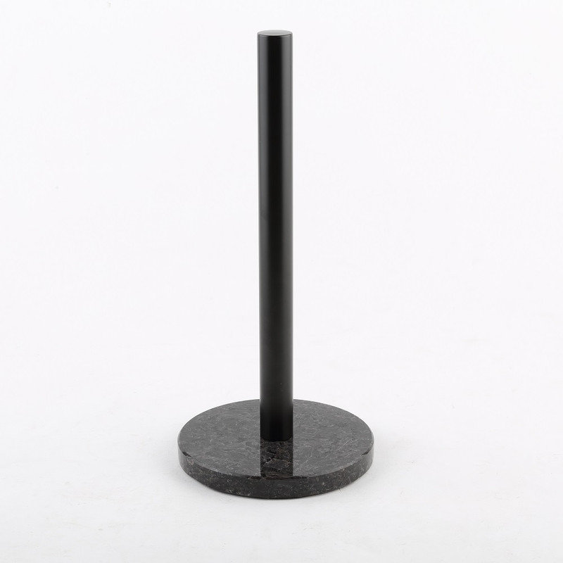 Ivy Bronx Natural Marble Upright Paper Towel Holder Stand Kitchen Towel ...