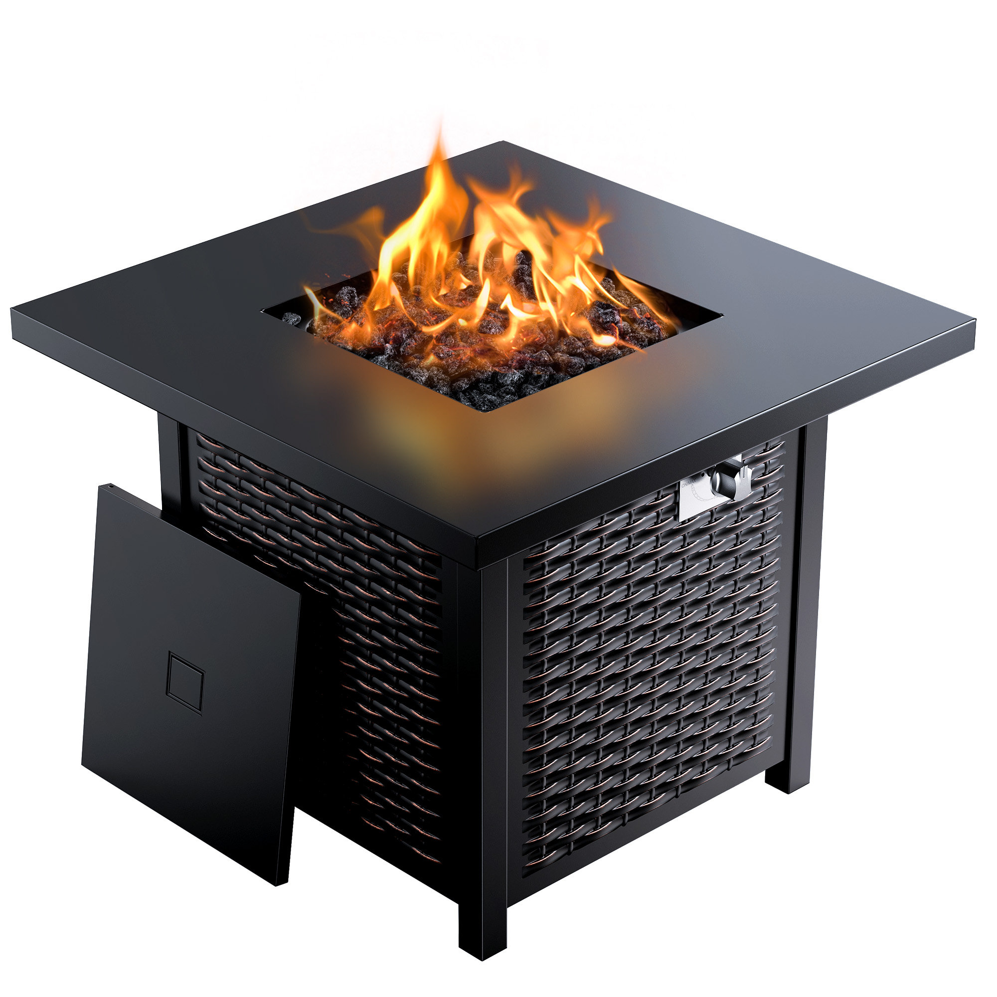 Furnimics Fire Pits Table Outdoor fireplace Propane Gas Fire Pit ...