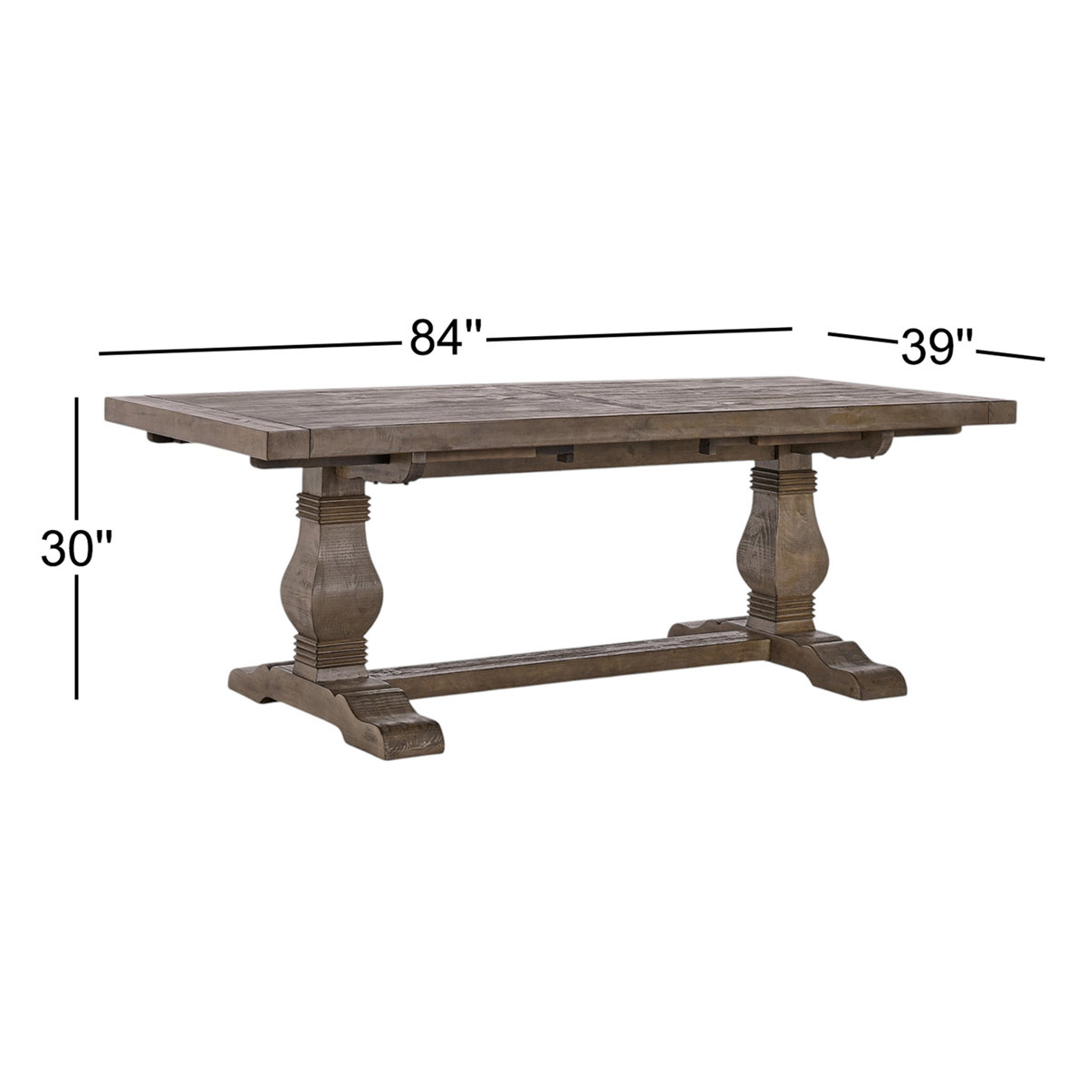 Rosalind Wheeler Kinston Extendable Solid Wood Dining Table & Reviews ...