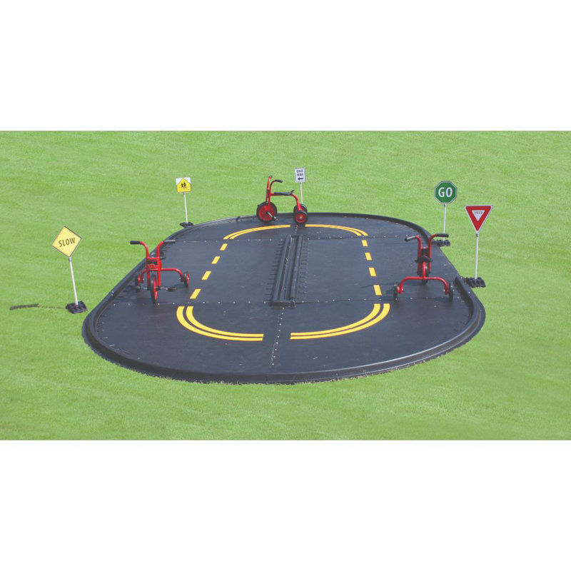 ImagineThat Play Systems Pedal Path Playground Trike Track | Wayfair