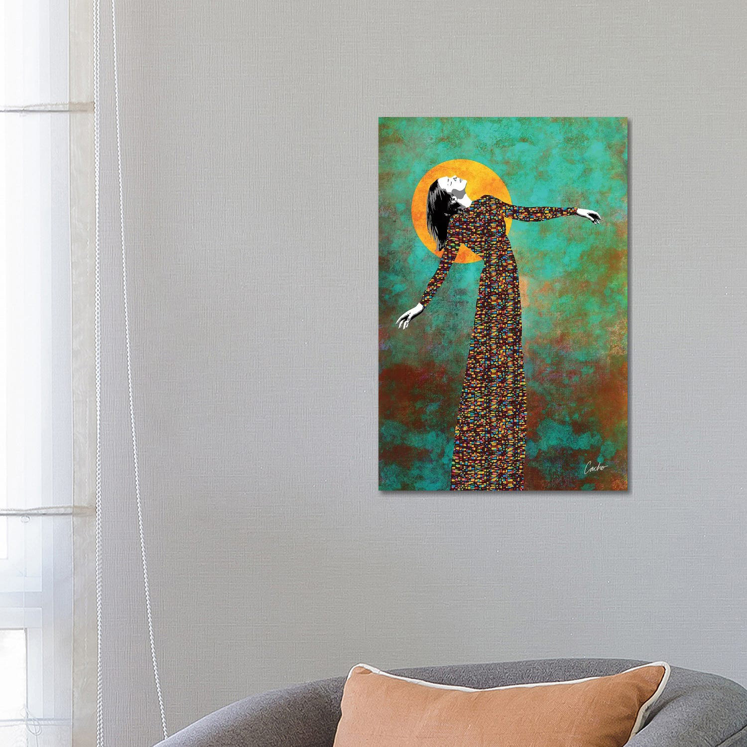 East Urban Home Crowning the Sun by Jose Cacho - Painting Print | Wayfair