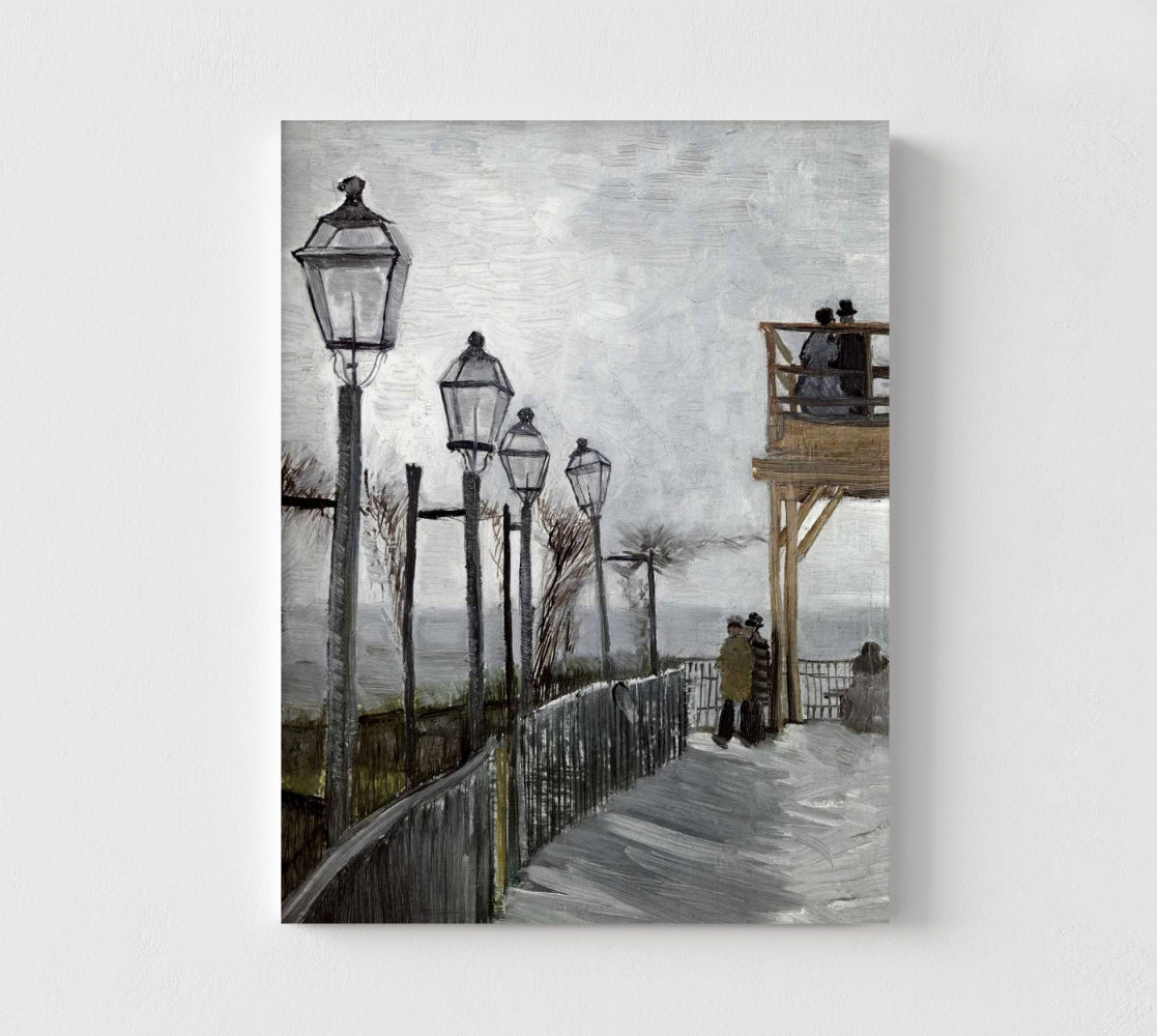 WeFrameArt Terrace And Observation Deck At The Moulin By Vincent Van ...