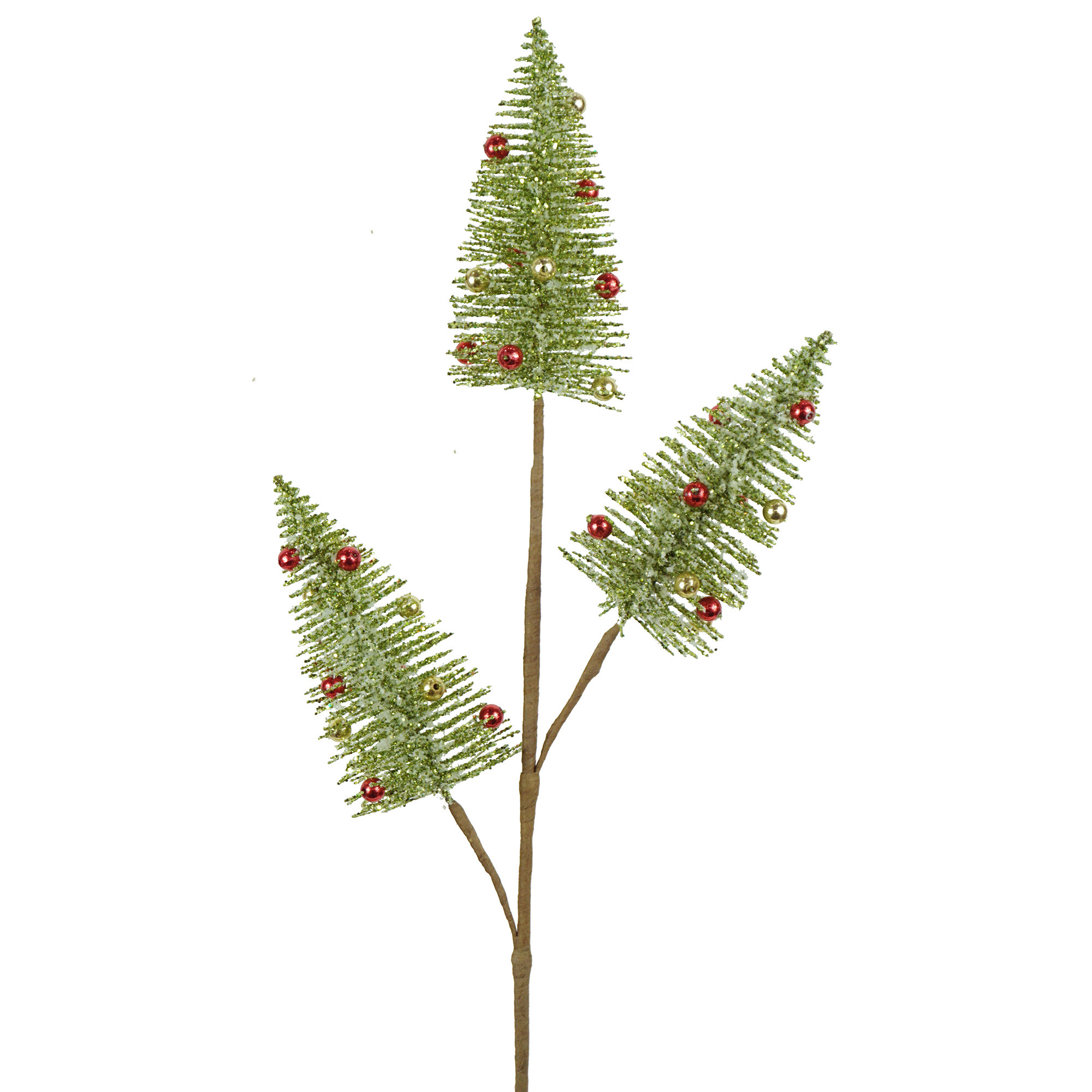 The Holiday Aisle® Faux Pine Tree Spray - Green - 28"H | Wayfair