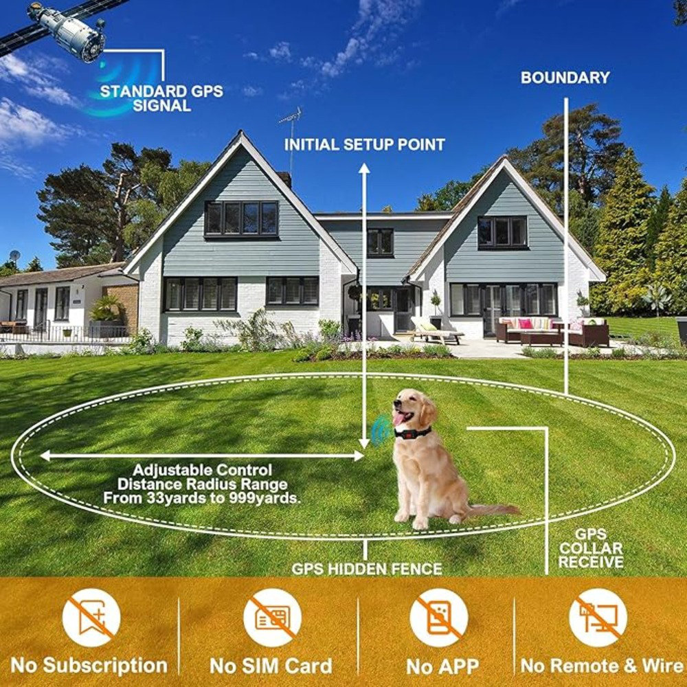 Invenitiah Portable Static Wireless Dog Fence | Wayfair