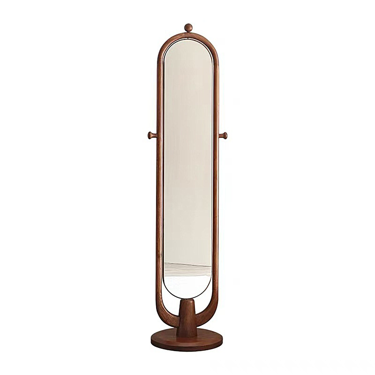 Refineroost Vintage Solid Wood Rotating Full-Length Mirror | Wayfair