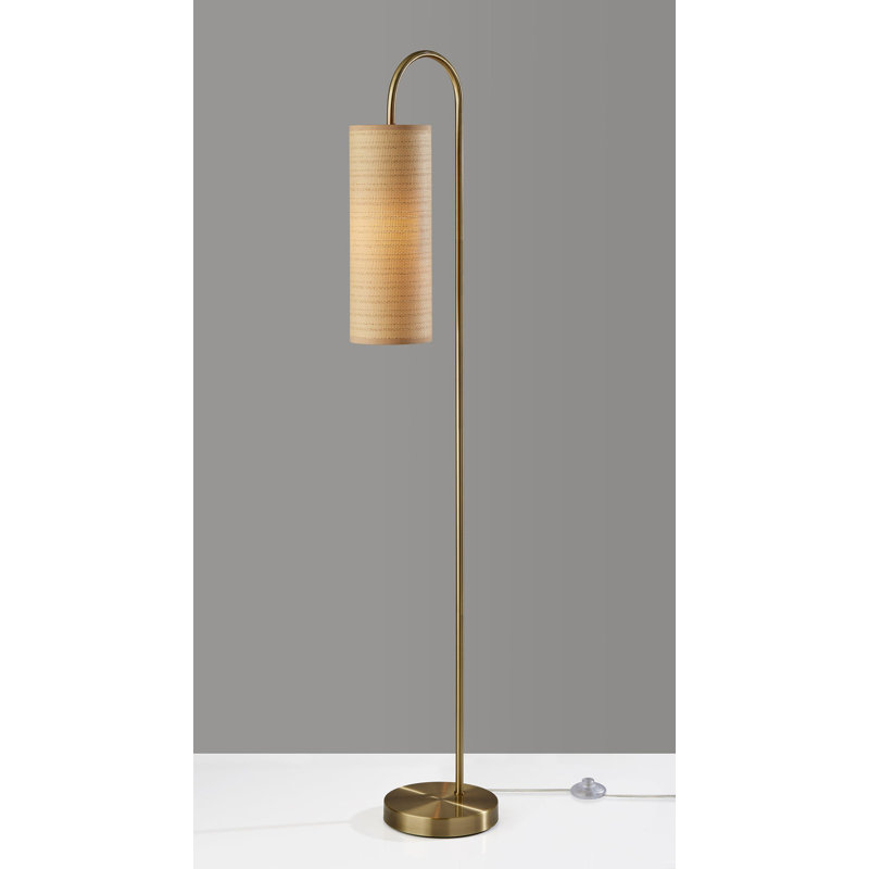Mercer41 Lucyana 60'' Gold Task/Reading Floor Lamp | Wayfair