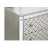 Everly Quinn 1Pc Glam 5-Drawer Bedroom Chest Diamond Patterned Drawer ...