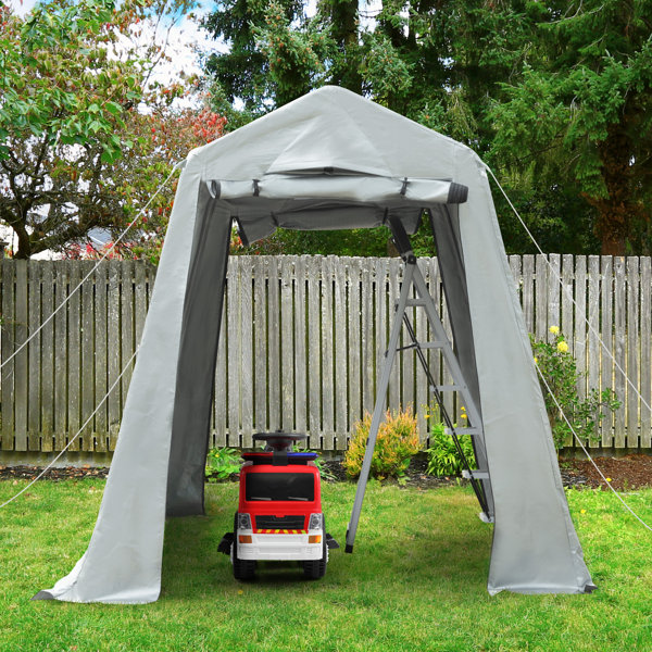 Jaxpety 6 Ft. W X 7 Ft. D Canopy with Small Fire Engine - Wayfair Canada