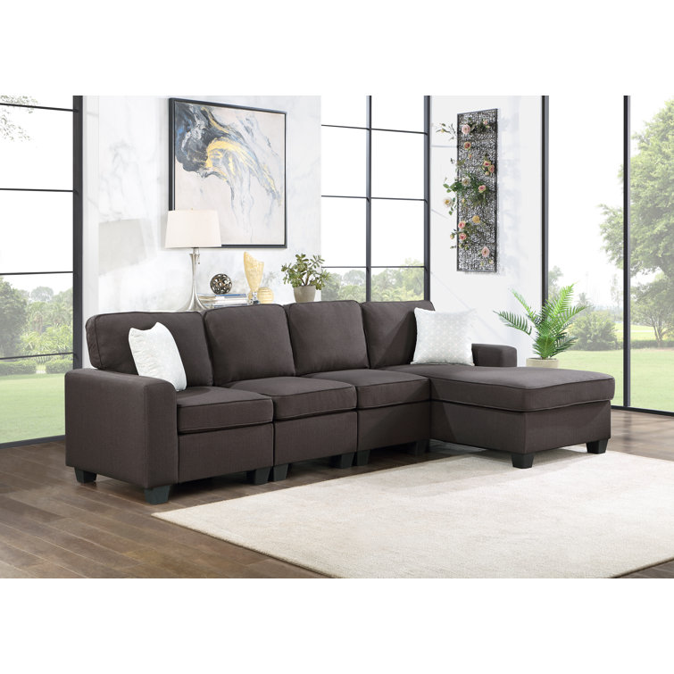 Latitude Run® 5 - Piece Upholstered Sectional | Wayfair