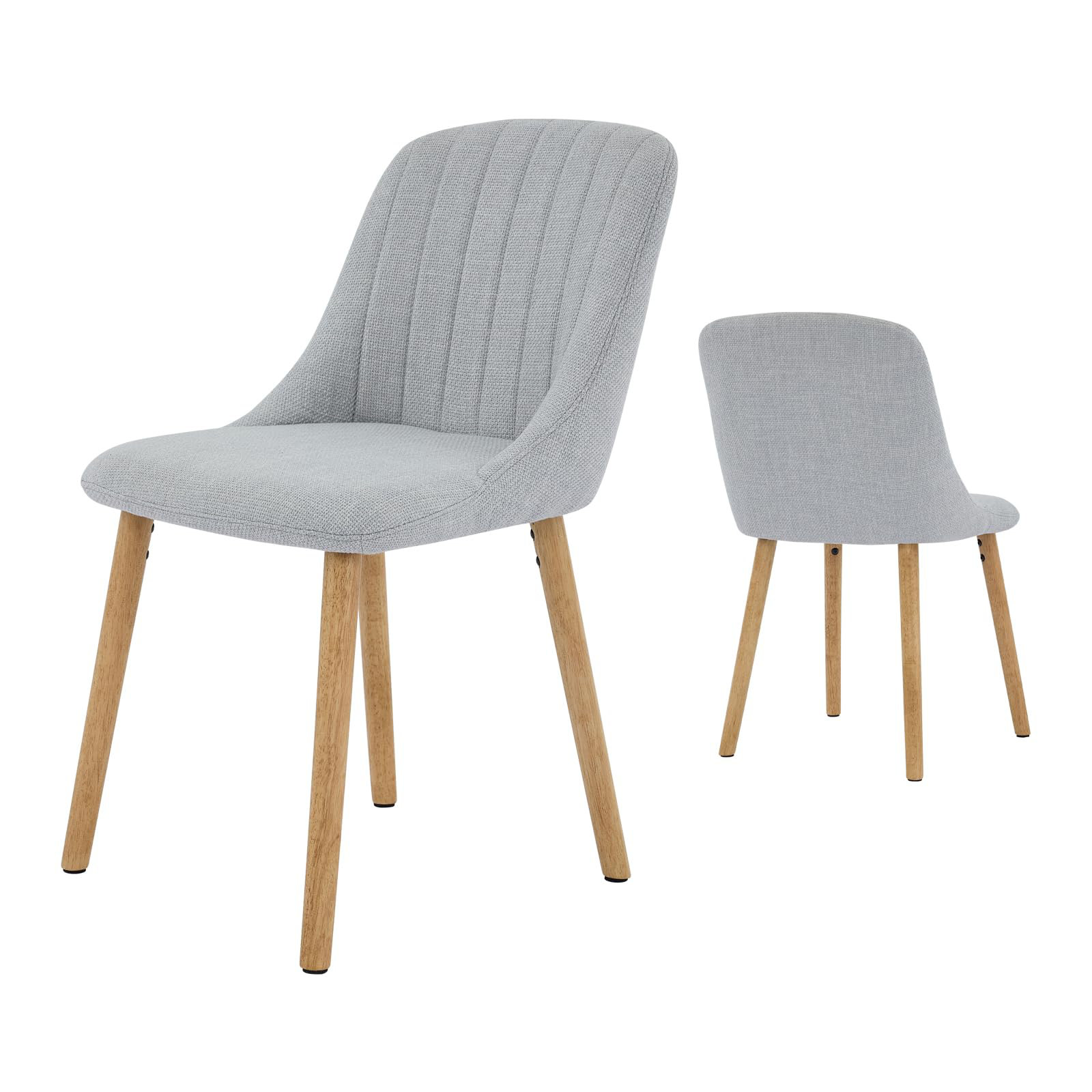 George Oliver Modern Fabric Dining Chairs Set Of 2, Upholstered Kitchen ...