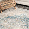 Ophelia & Co. Eugen Oriental Area Rug in Beige/Blue & Reviews | Wayfair