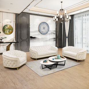 Microfiber Living Room Sets & Sofas You'll Love | Wayfair