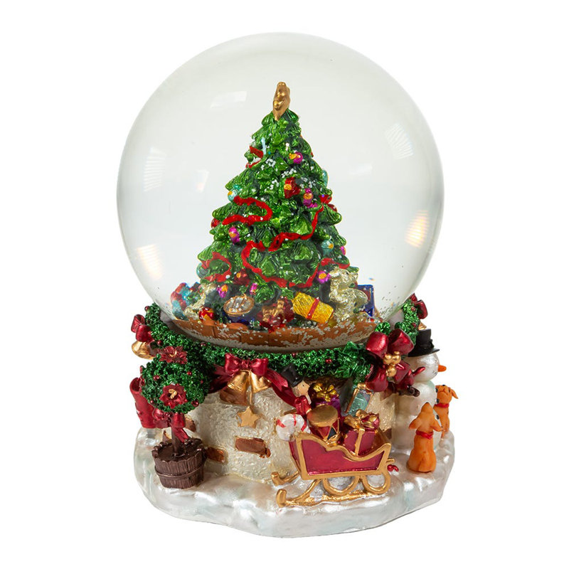 Kurt Adler Musical Christmas Tree Water Snow Globe | Wayfair