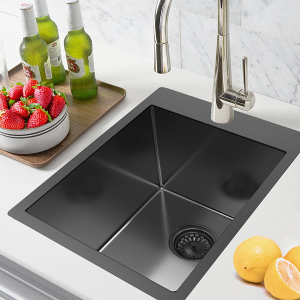 KADORER ForKitchen 20'' L Drop-In Single Bowl Stainless Steel Kitchen ...