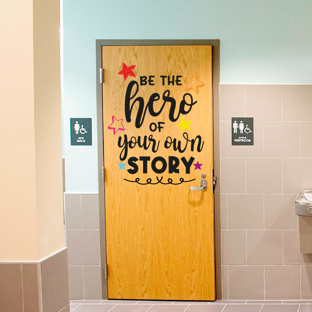 Trinx Vinyl Girly Art Motivational Quotes Home Bedroom & School Doors ...